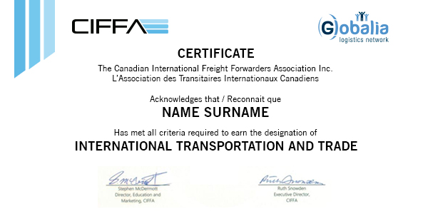 International Logistics Certification